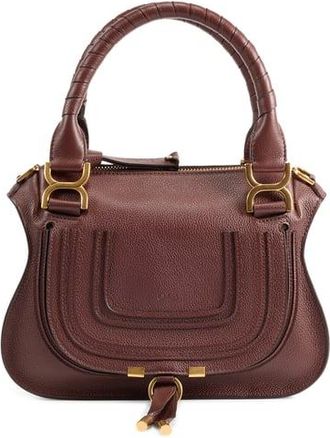 Chlo&eacute; Sac &agrave; main Marcie en cuir grain&eacute;