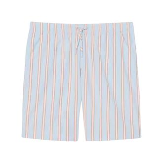 Lacoste Homme, Maillots de bain, Multicolore, Taille: M Short &agrave; rayures en popeline