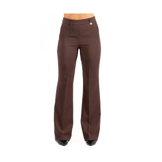 LuckyLu Femme, Pantalons, Brun, Taille: 40 FR Wide Pantalons