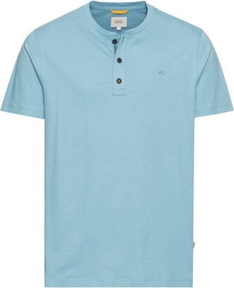 Camel Active Henleyshirt Kurzarm Henley aus Organic Cotton