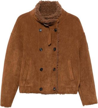 Ermanno Scervino Manteau Court - Marron