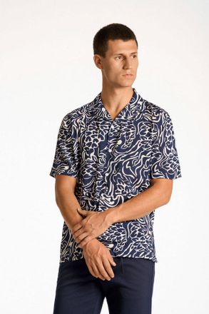 Lindbergh Print-Shirt mit Muster und aus reiner Viskose