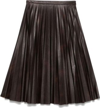 Pinko Midirock mit Falten - Braun