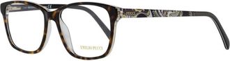 Pucci Femme, Accessoires, Brun, Taille: ONE Size Montures Optiques pour Femmes en Plastique avec Charni&egrave;re &agrave; Ressort