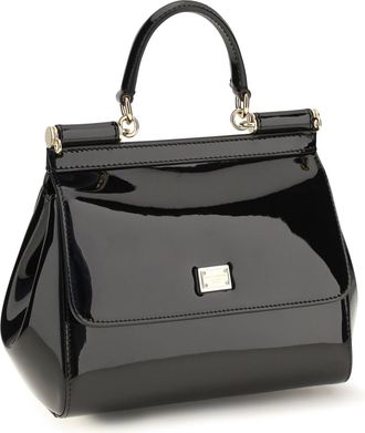 Dolce & Gabbana Sicily Shoulder Bag - Black