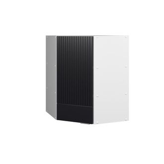 Vicco Eckh&auml;ngeschrank Fame-Line, K&uuml;chen-Eckschrank, Schwarz gestreift, 57 cm