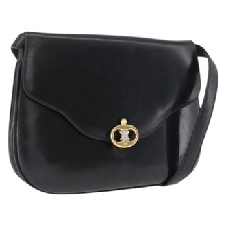 Celine Sac bandouli&egrave;re vintage Pre-owned - Femme - Pre-owned - Noir - Taille: ONE Size