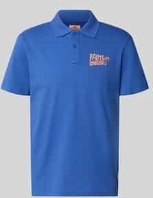 Blend Regular Fit Poloshirt mit Print und Knopfleiste Modell MAILLE