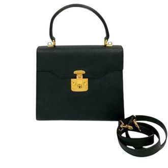 Gucci Pre-owned Cuir sacs-gucci - Femme - Pre-owned - Noir - Taille: ONE Size