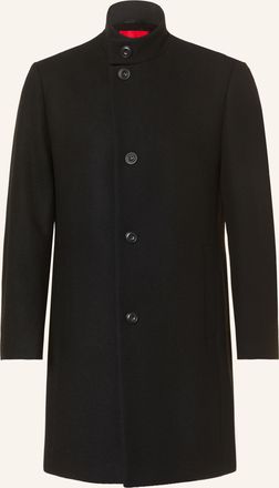 HUGO BOSS Hugo Wollmantel Mintrax schwarz