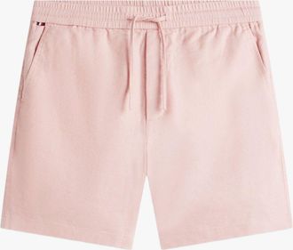 Tommy Hilfiger Short chino Dover en lin m&eacute;lang&eacute;