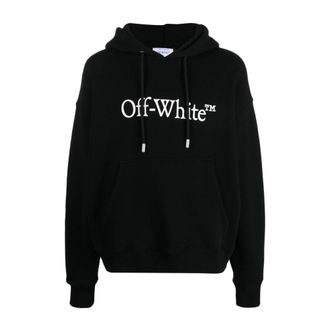 Off-white Stylischer Hoodie - - Sweatshirts & Hoodies - Herren - Schwarzk - S