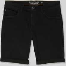 Tom Tailor Regular Fit Jeans Bermudas aus Baumwoll-Mix