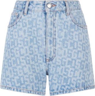 GCDS Gcds, Damen, Shorts, Blau, W26Gr&ouml;&szlig;e