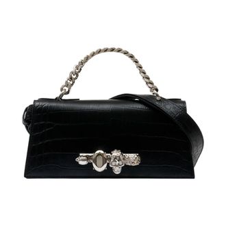 Alexander McQueen Jewelled Shoulder Mini - - Bags - Damen - Schwarzk - ONE SIZE