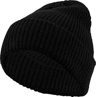Urban Classics Bonnet de Marin Unisexe Bonnet Noir 100% Polyacrylique