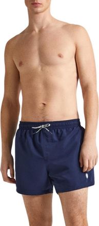 Pepe Jeans London Herren Rubber Sh Badeshorts, Blau (Navy), XL