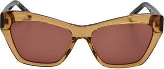 DKNY Dkny, Femme, Accessoires, Brun, Taille: ONE Size Cat Eye Lunettes de soleil