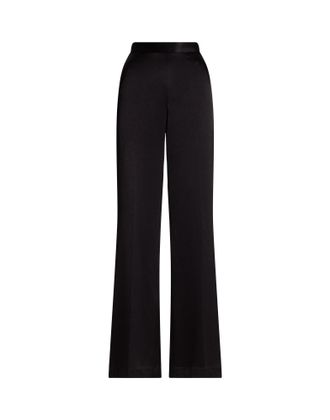 Ralph Lauren SATIN-BACK-CREPE WIDE-LEG PANT