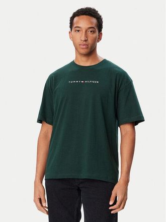Tommy Hilfiger T-Shirt UM0UM03685 Dunkelgr&uuml;n Regular Fit