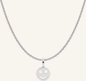 Cada Cada Kette Tiny Smiling Face silber