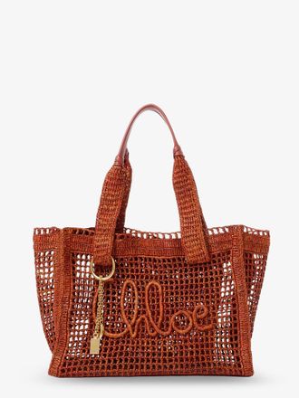Chlo&eacute; East-West Summer Banana Raffia Shoulder Bag - CHLOE - gender_Woman