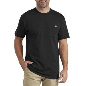 Dickies Homme, T-SHIRT DÉCONTRACTÉ MANCHES COURTES AVEC POCHE, noir, XXL
