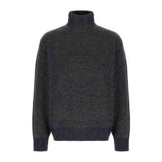 Paul & Shark Rollkragenpullover aus Wolle und Kaschmir - - Knitwear - Herren - Blau - L