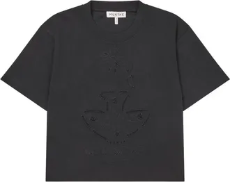 Munthe Femme, Tops, Noir, Taille: 38 FR Cutest T-Shirt