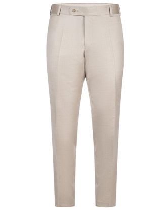 Wilvorst Festliche Hose aus einem Schurwoll-Mix, Drop 8, Super Slim Fit in