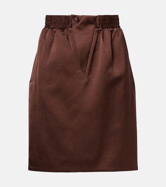 Jacques Wei Bleistiftrock aus Satin