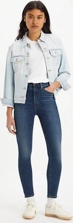 Levi's Retro Skinny Jeans mit hohem Bund - Damen - Blau / Blau