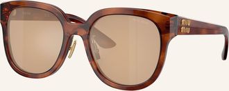 Miu Miu Sonnenbrille Mu 01zs braun
