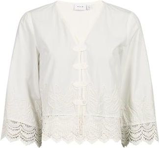 Vila Blouse avec broderies en coton