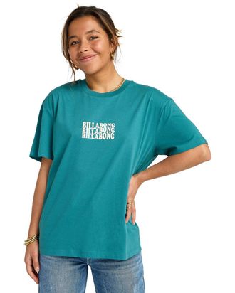 Billabong In The Beyond - Short Sleeve T-Shirt for Women - T-Shirt - Frauen - S - Gr&uuml;n