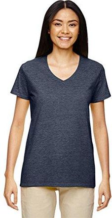 Gildan Heavy Cotton Womens V-Neck T-Shirt - 5V00L