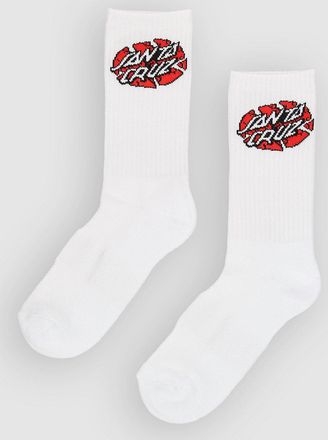 Santa Cruz Broken Dot Socks white