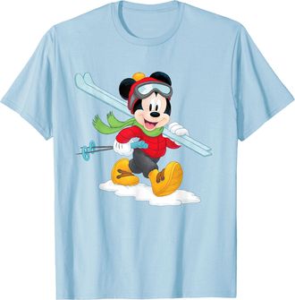 Disney Mickey Mouse Winter Ski Adventure T-Shirt T-Shirt