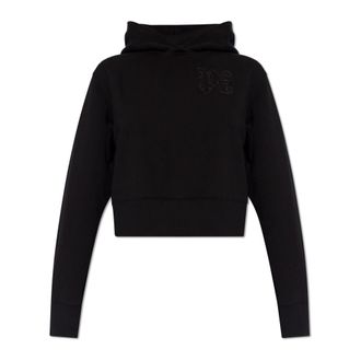 Palm Angels Hoodie mit Logo - - Sweatshirts & Hoodies - Damen - Schwarzk - S