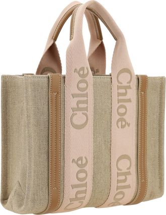 Chlo&eacute; Woody Tote Bag - Beige