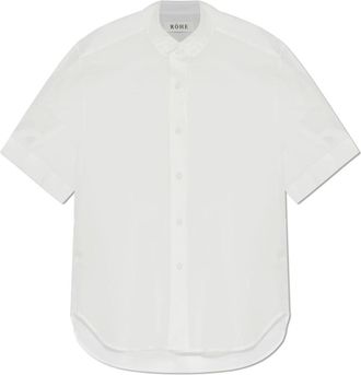R&oacute;he Femme, Blouses et Chemises, Blanc, Taille: 40 FR Chemise Transparente &agrave; Manches Courtes