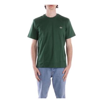 Lacoste Homme, Tops, Vert, Taille: XL T-shirt Vert Logo devant Coupe ajust&eacute;e