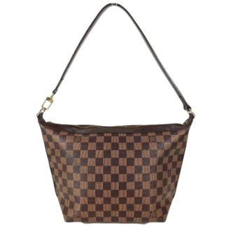 Louis Vuitton Sac bandouli&egrave;re Damier en toile Pre-owned - Femme - Pre-owned - Brun - Taille: ONE Size