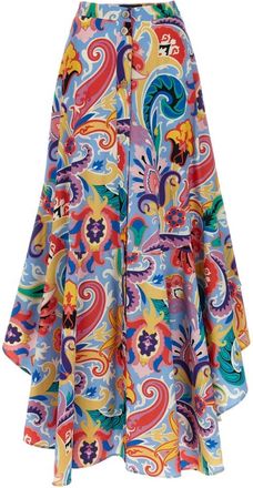 Etro Femme, Jupes, Multicolore, Taille: 36 FR Paisley Skirt