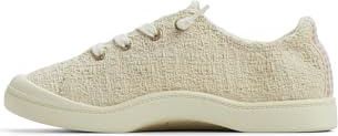 Roxy Baskets Bayshore &agrave; enfiler pour femme, naturel, 9