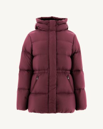 Jott Doudoune &agrave; capuche Grand Froid Aubergine Luxe 2.0 - Taille XS