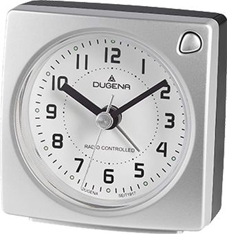 Dugena Funkwecker Kunststoff Silber 73 x 75 x 40 mm