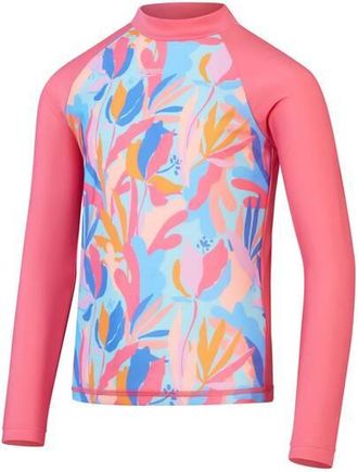Speedo Kinder Bikini LS PRT PNL RASH TOP JF PINK/BLUE