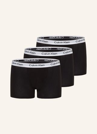 Calvin Klein 3er-Pack Boxershorts Icon Cotton Stretch schwarz