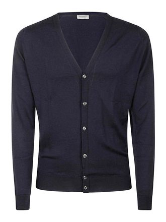 John Smedley Cardigan - Bleu